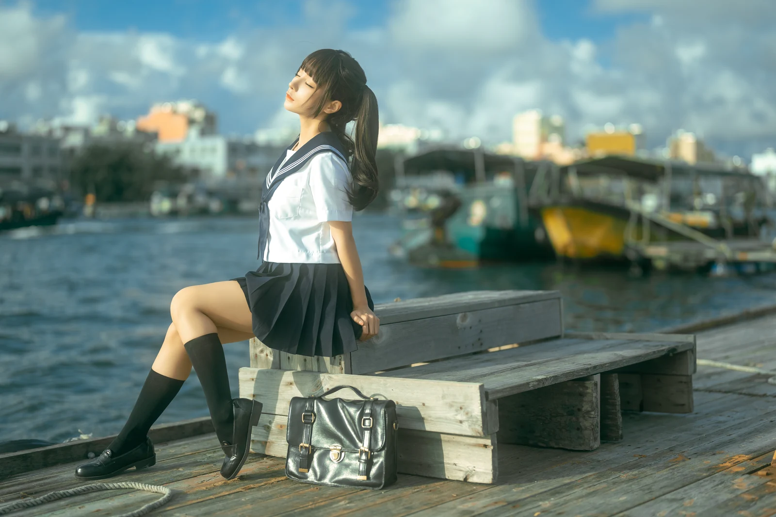 蠢沫沫 – NO.233 海风 [19P-162MB] | chunmomo